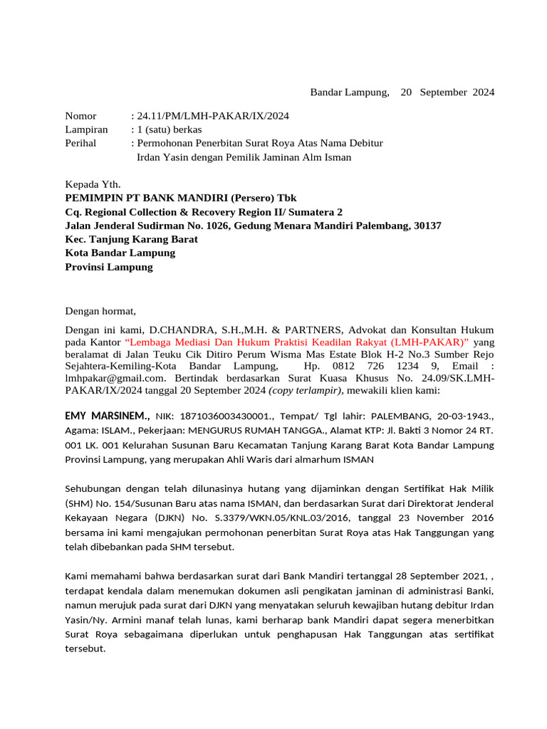 cak devi bank mandiri | PDF