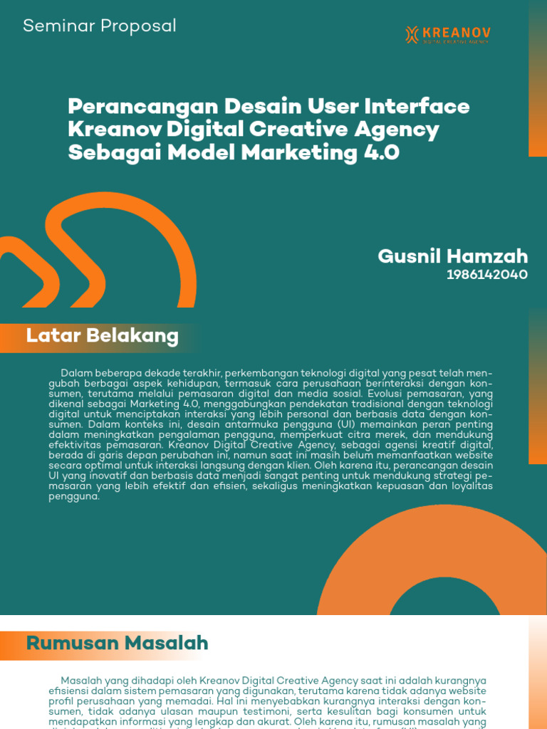 Proposal Perancangan UI | PDF