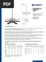 Tipos de Pararrayos | PDF | Relámpago | Materiales