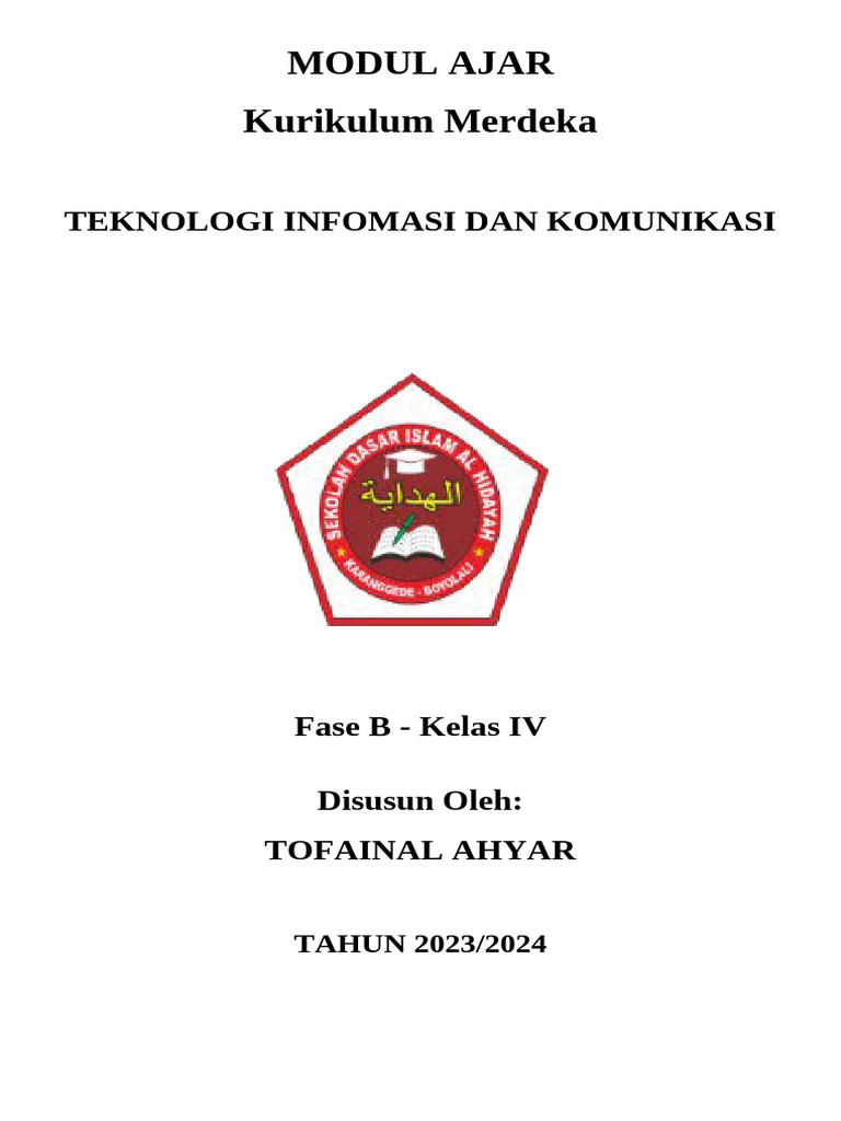 Modul Ajar Tik Kelas 4 Bab 3 | PDF