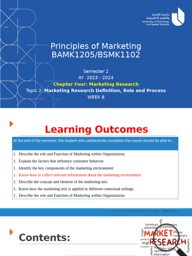 Marketing Updated Chapter 4 Marketing Research W-8 1 | PDF | Marketing ...