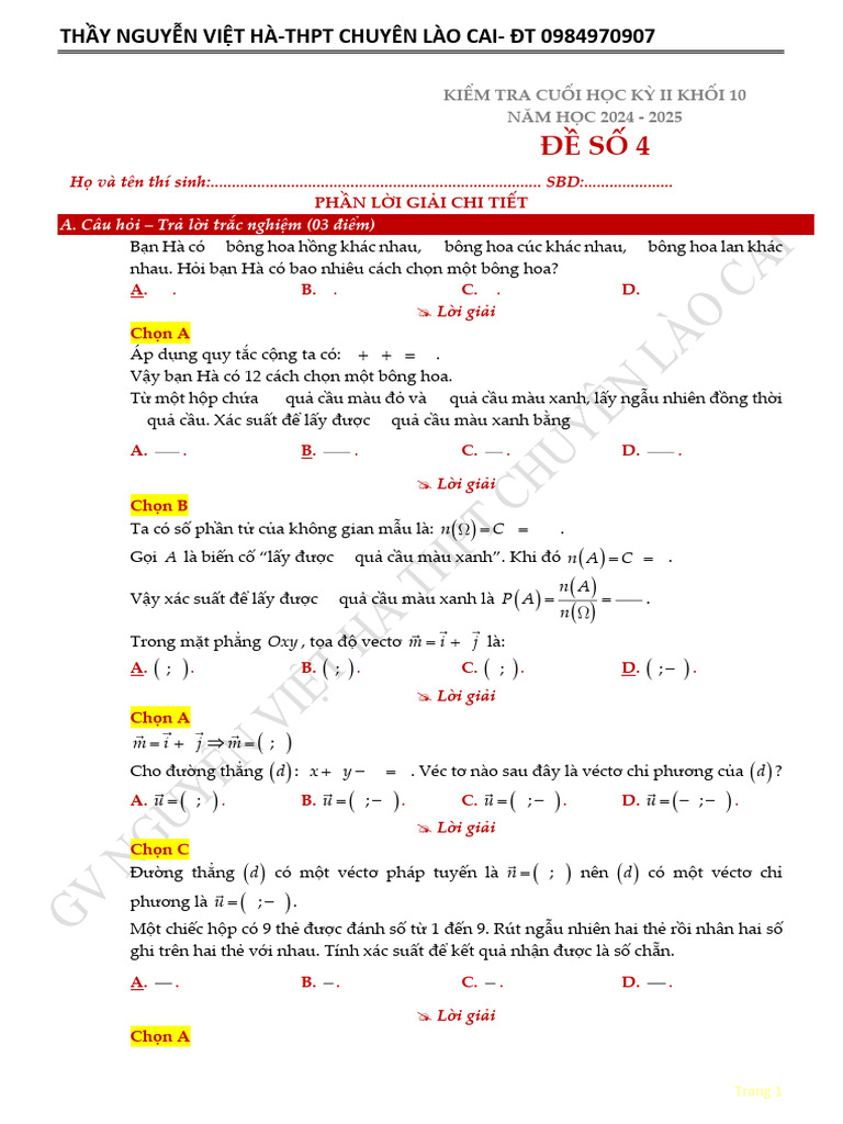 10-Kntt-Ck2-Đề 04 | PDF