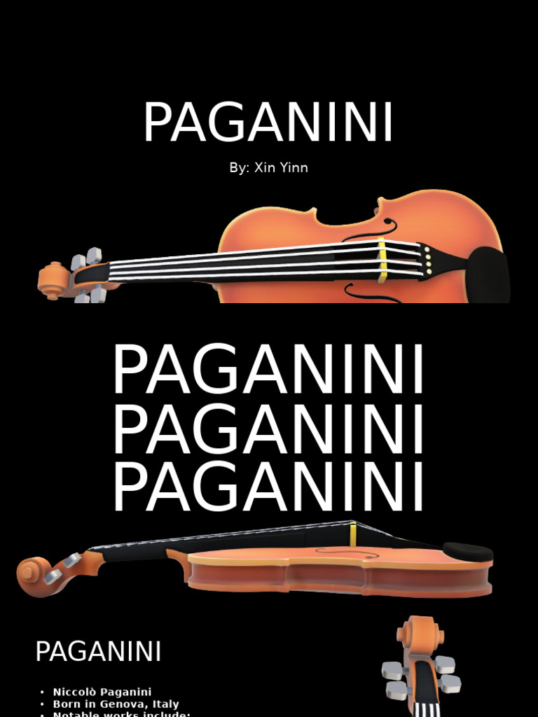 Niccolò Paganini: Master Violinist Techniques | PDF