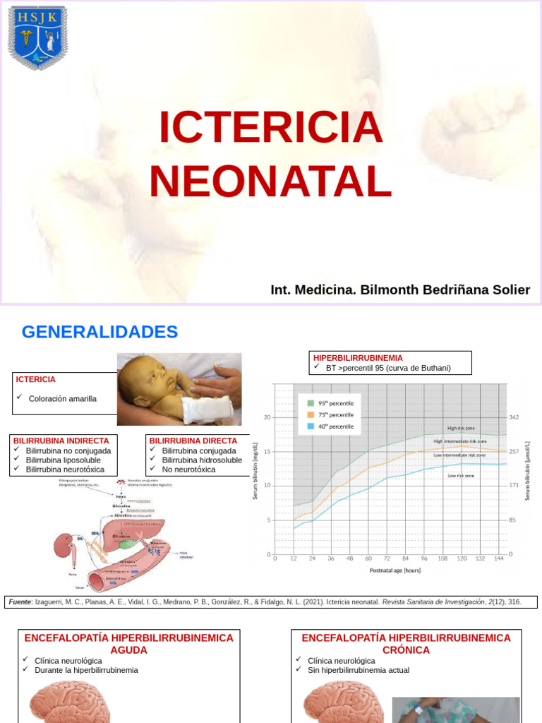 Ictericia Neonatal | PDF | Medicina CLINICA | Especialidades Medicas