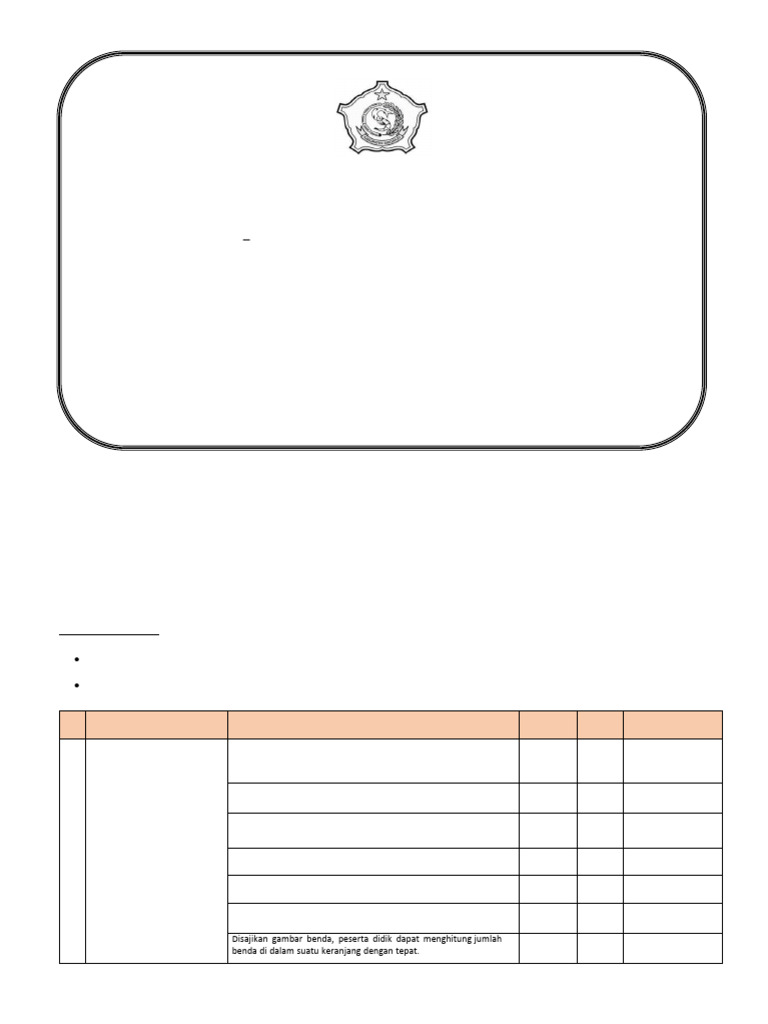 Kisi-Kisi Matematika STS 2 Kelas 1 Semester 2 Fix | PDF