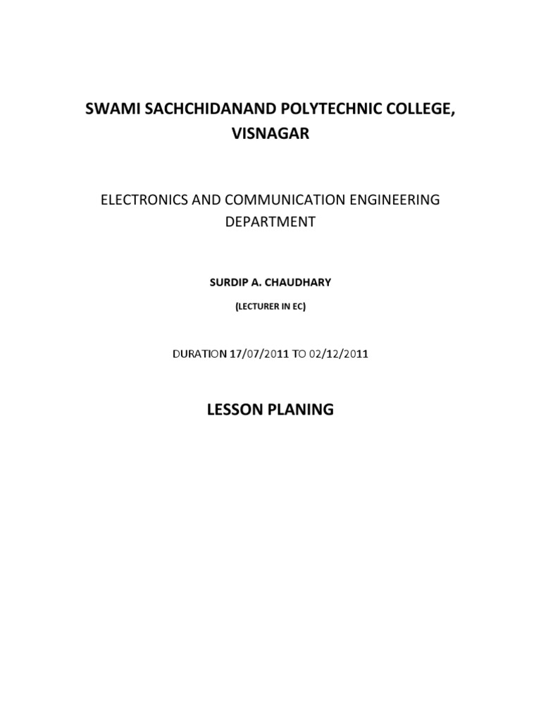 Front Page Lesson Plan | PDF | Science & Mathematics | Computers