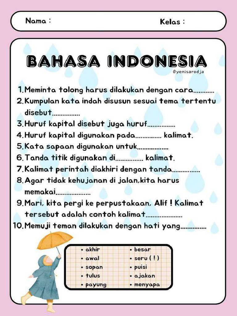 LKPD Bhs Indonesia Kls 2 | PDF