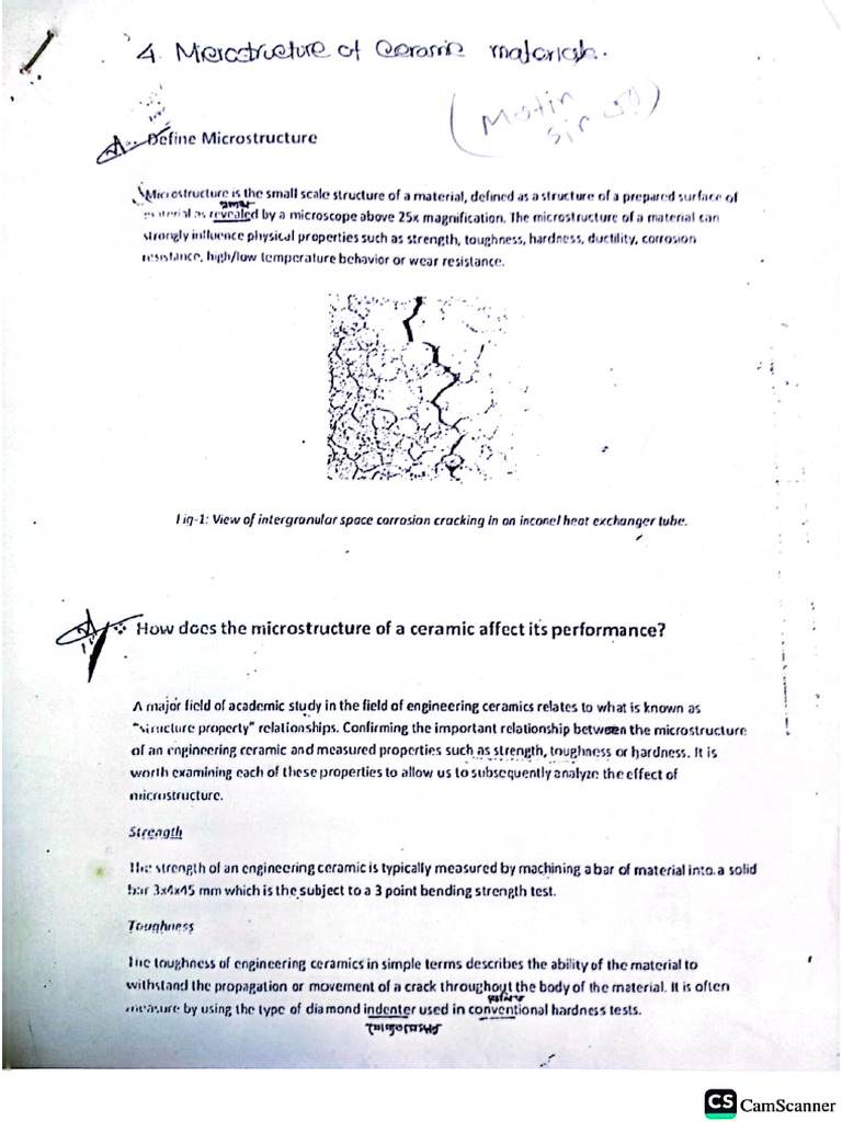 MIcrostructure of Ceramic Materials | PDF