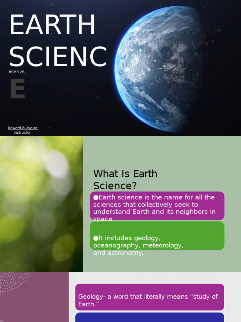 Understanding Earth Science Basics | PDF | Earth Sciences | Plate Tectonics