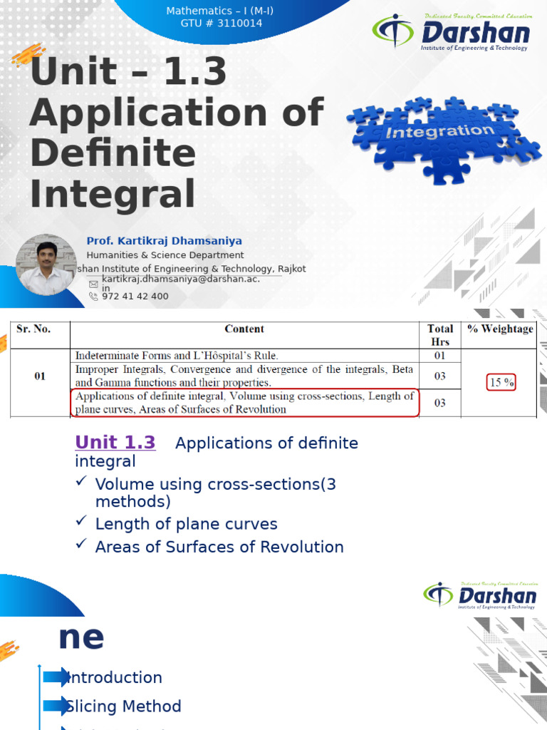 MAT1 GTU Study Material Presentations Unit - 1 27022021075131AM | PDF ...