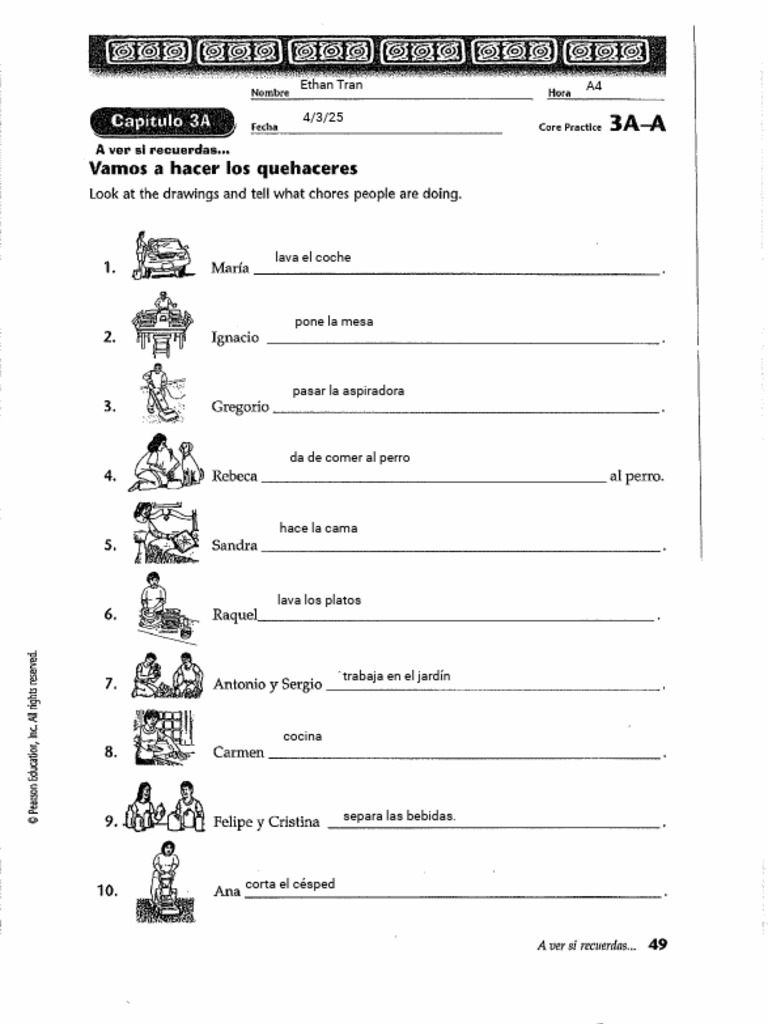 Kami Export - Ethan Tran - 3A Core Practice | PDF