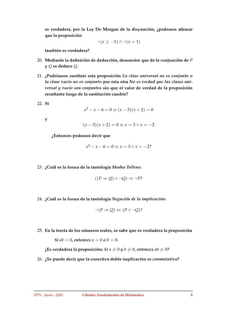ejercicios mate 4 | PDF