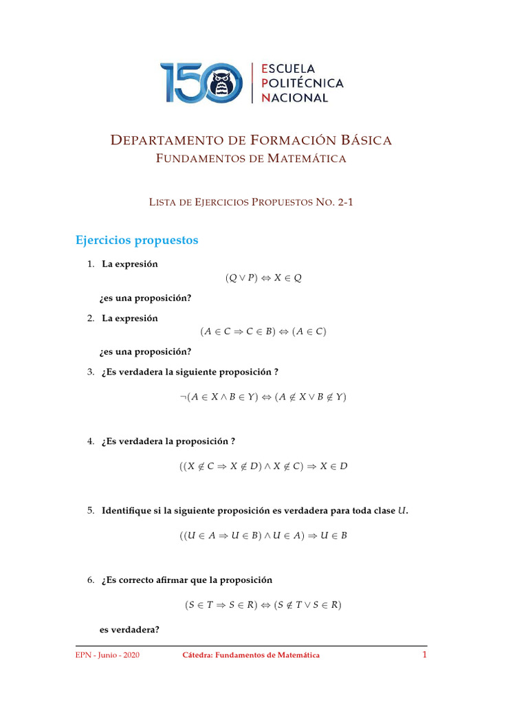Ejercicios Mate 5 | PDF
