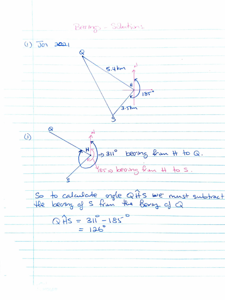 Bearings Past Paper Solution | PDF