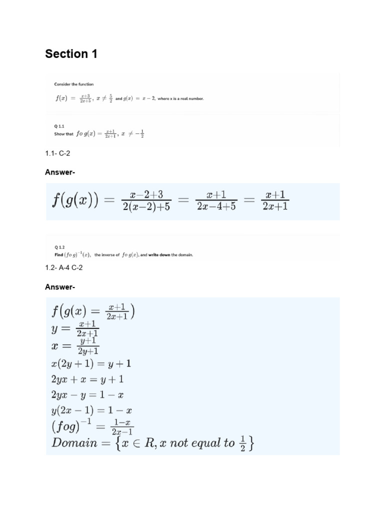 MYP Mock 2024 G10 EXT QP+MS | PDF | Mathematics | Algebra
