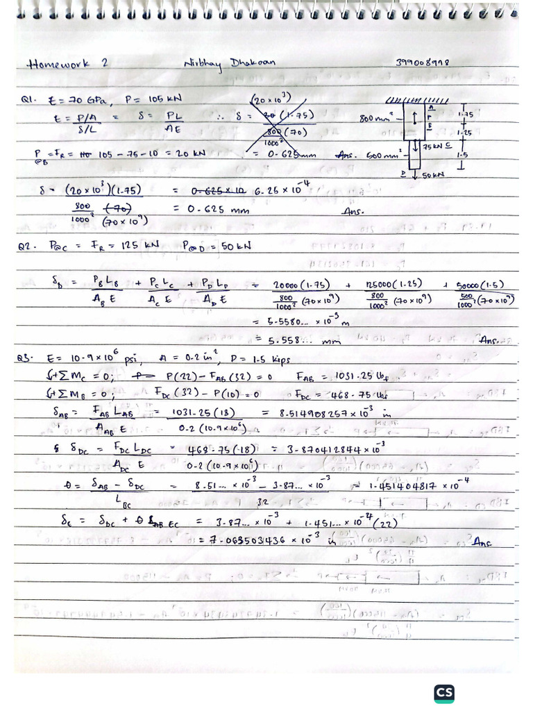 Mece.203.601 HW-2 | PDF