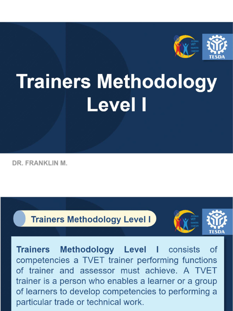 TM Level I Orientation | PDF
