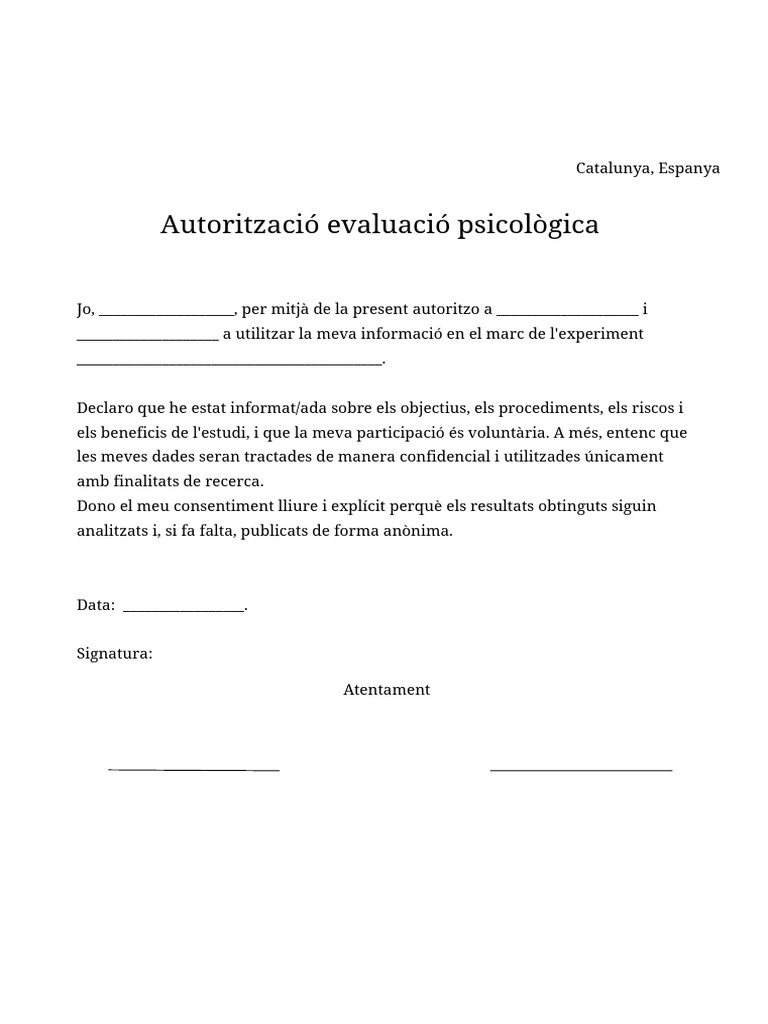 Documento A4 Carta Poder Formal Blanco y Gris | PDF