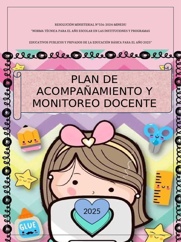 PLAN DE ACOMPAÑAMIENTO y MONITOREO DOCENTE 2025 | PDF | Evaluación | Maestros