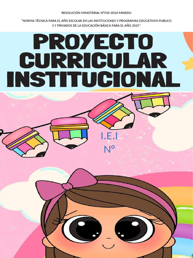 Pci 2025 Inicial | PDF | Aprendizaje | Plan de estudios