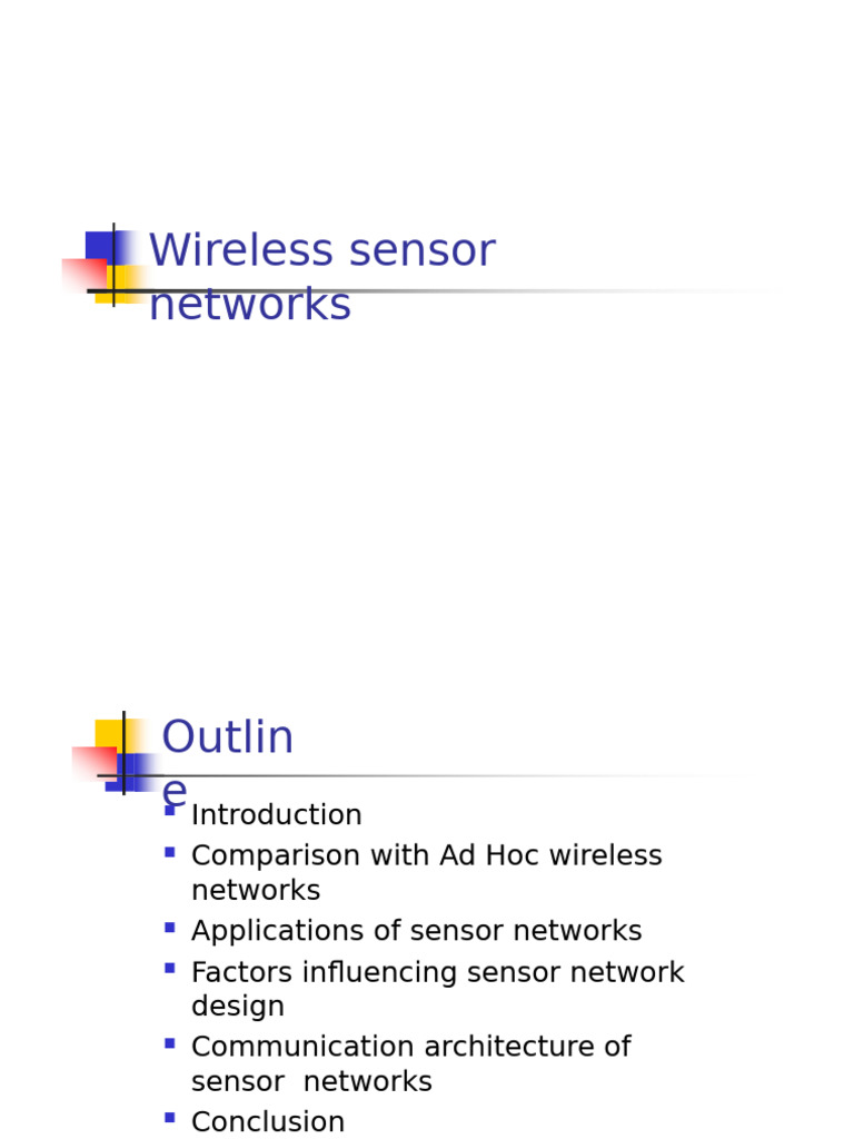 10-Wireless Sensor Network | PDF | Network Topology | Computer Network