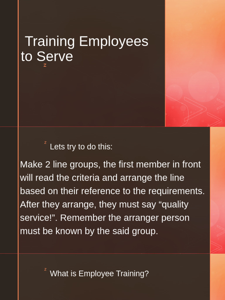 Training Employees to Serve Module 2 in Midterm | PDF