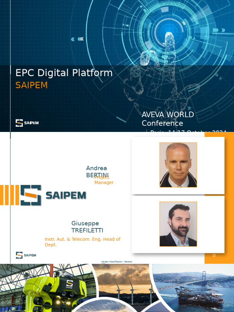 Saipem EPC Digital Platform Overview | PDF | Information Technology ...