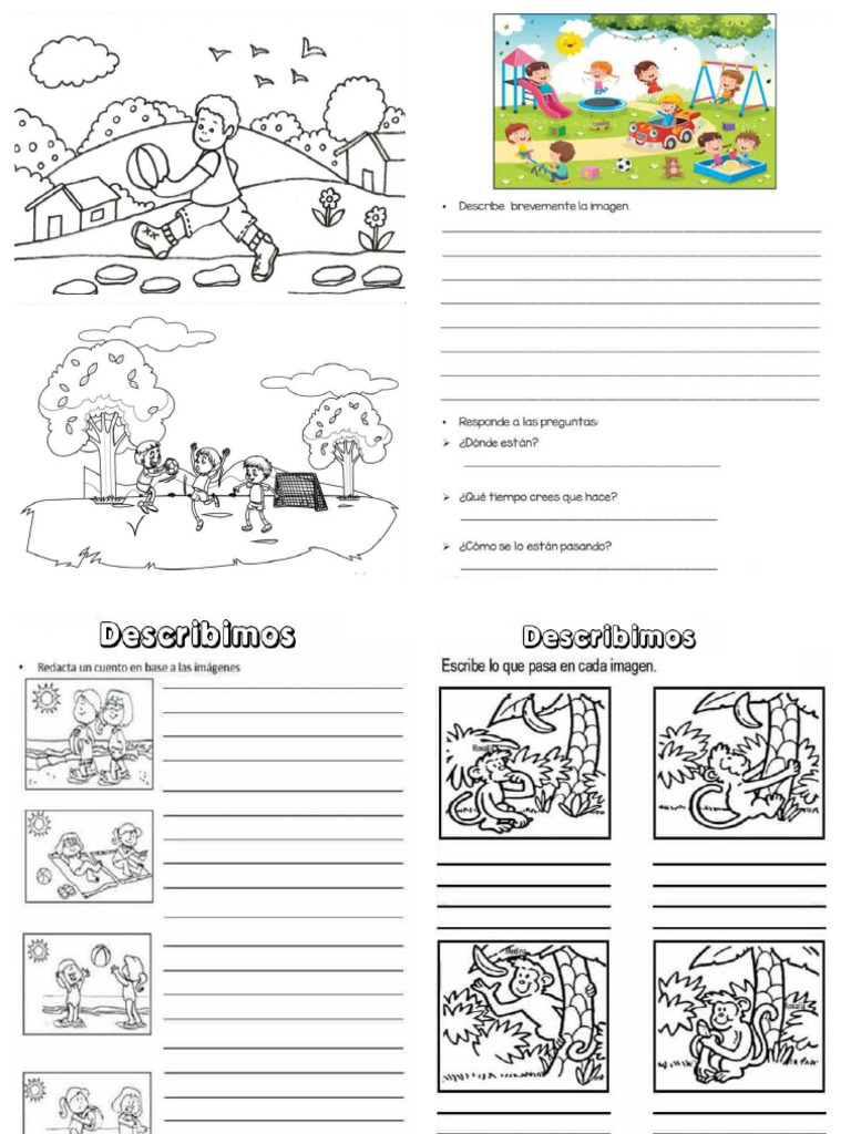 Hoja de aplicacion para describir lugares | PDF