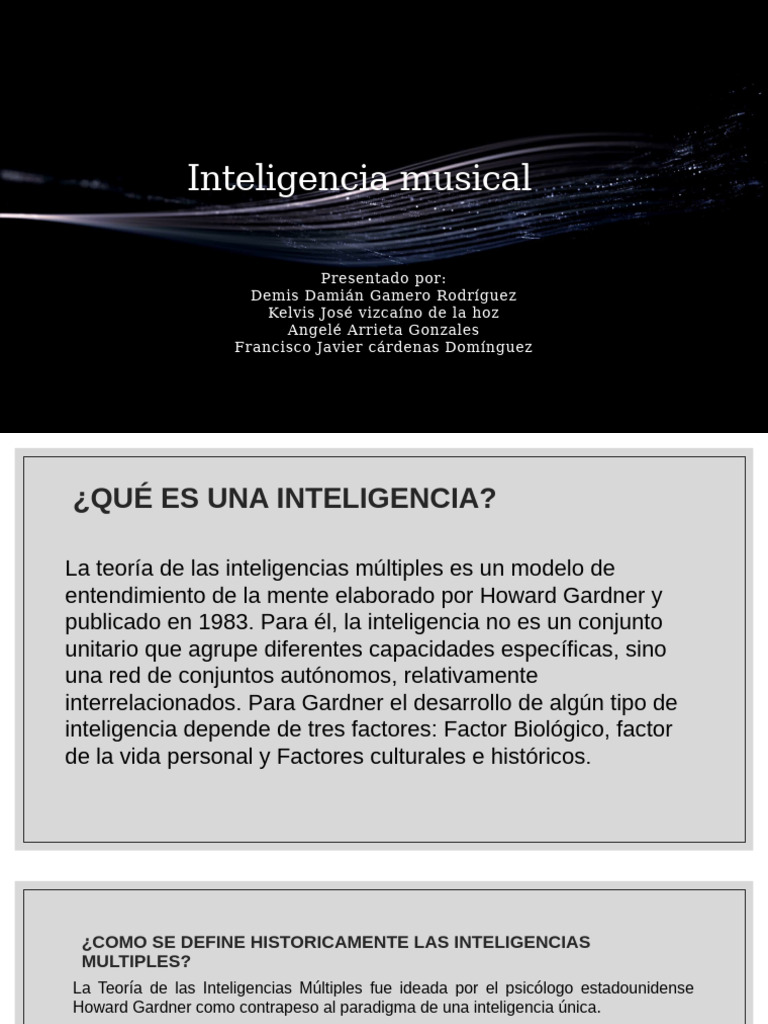 Inteligencia Musical | PDF | Inteligencia | Cognición