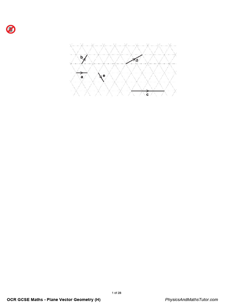 Plane Vector Geometry | PDF | Euclidean Vector | Angle