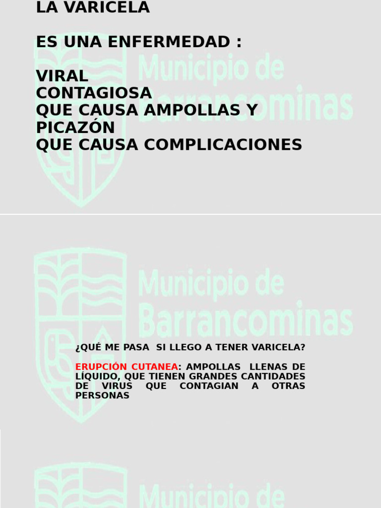 VARICELA | PDF | Tuberculosis | Ciencias de la Salud