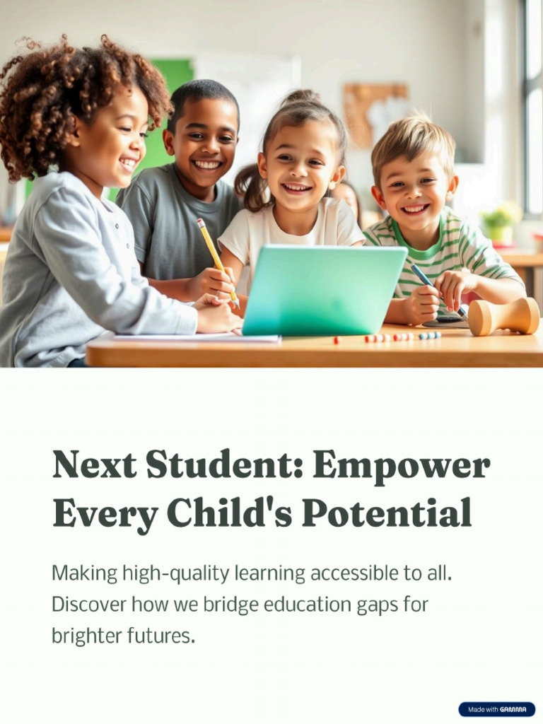Next Student Empower Every Childs Potential | PDF