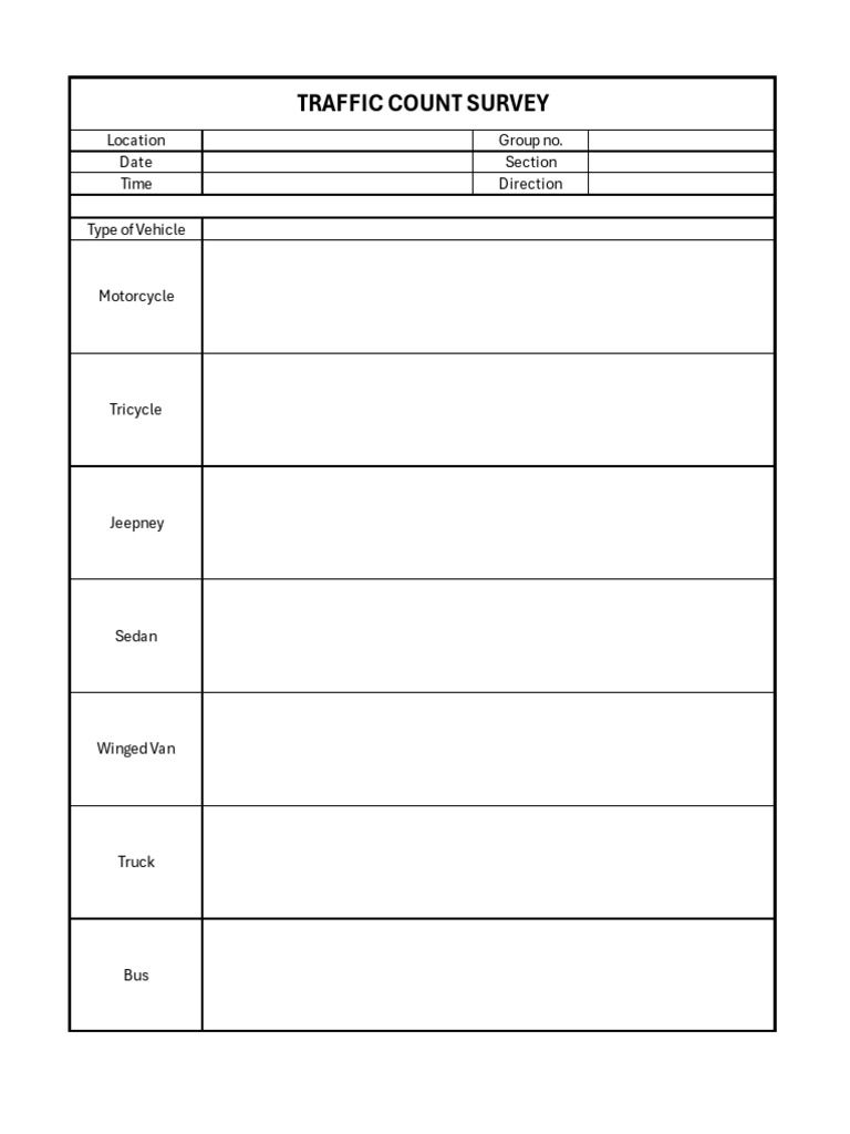 Highway Traffic Count | PDF