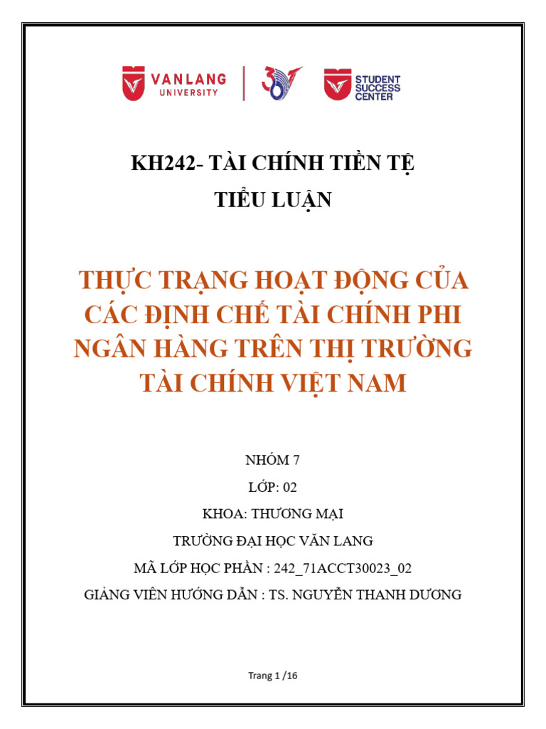 TCTC NHÓM 7 Tieuluan223 | PDF