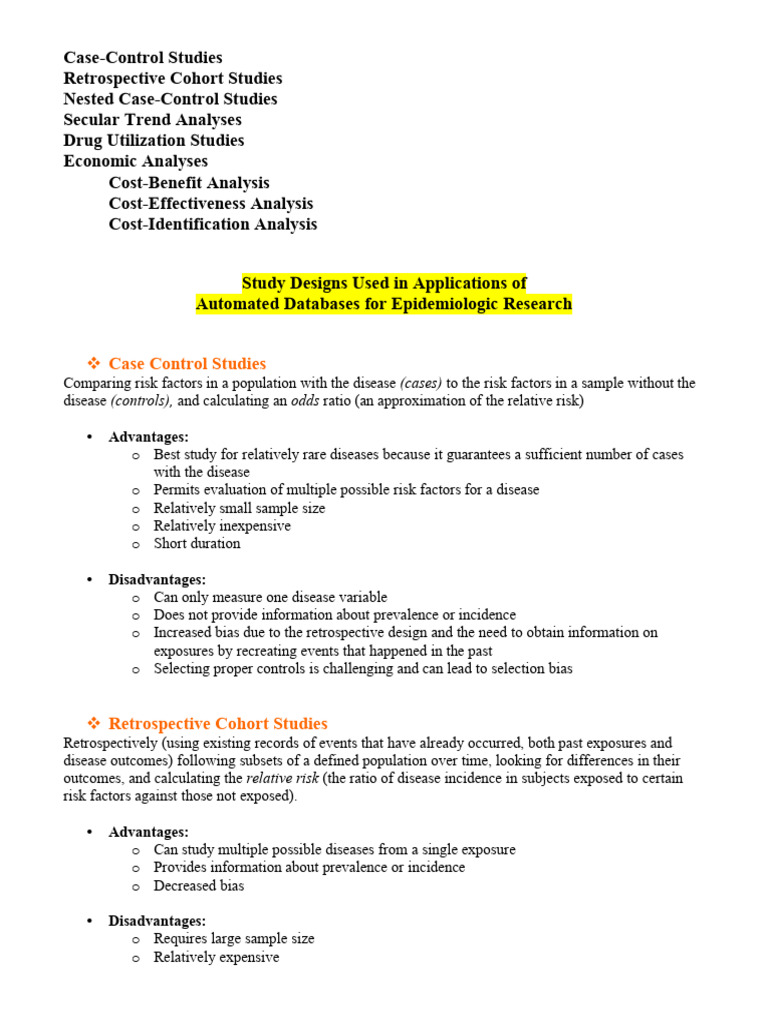 Case Control Study Nzuri Casestudy | PDF | Cohort Study | Medicine