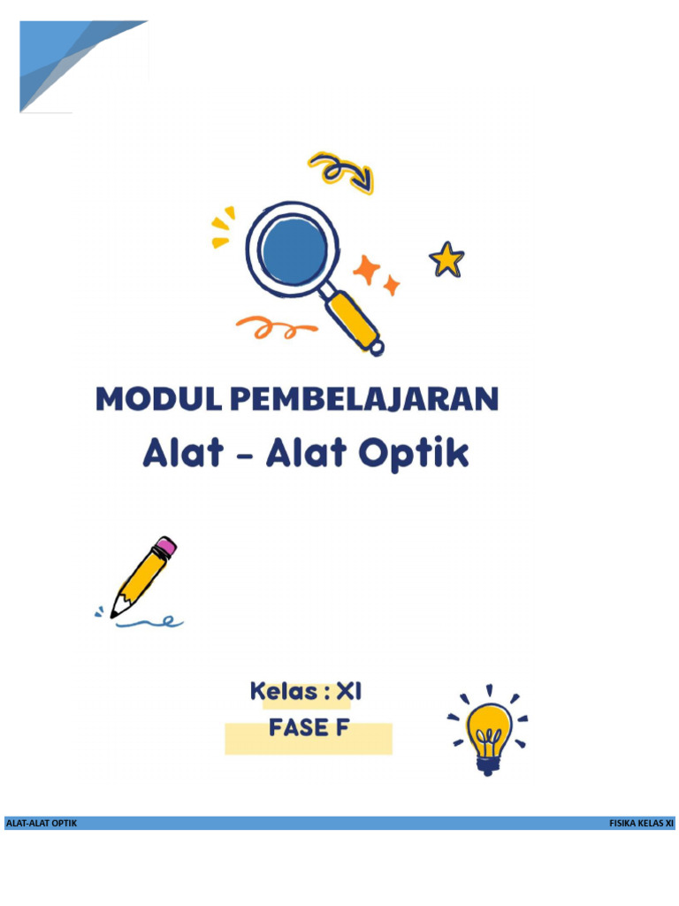 Alat Optik dalam Fisika Kelas XI | PDF
