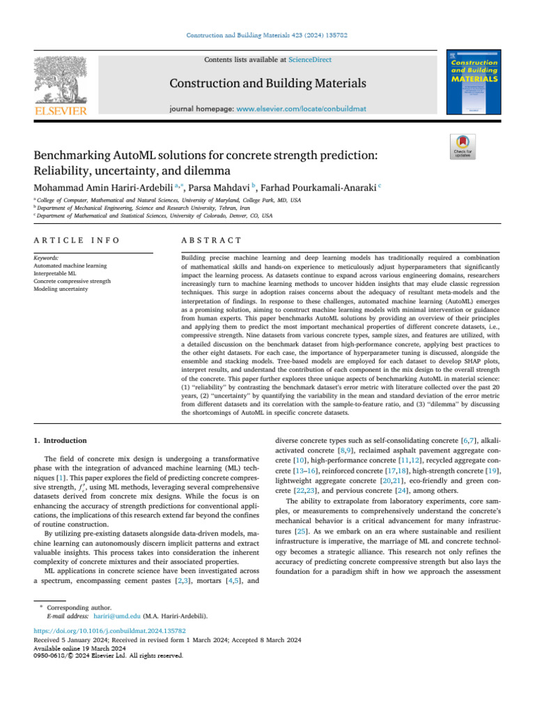 2.2.2 Dhidden Costs Prediction of Machine Learning Models | PDF | Machine Learning | Concrete