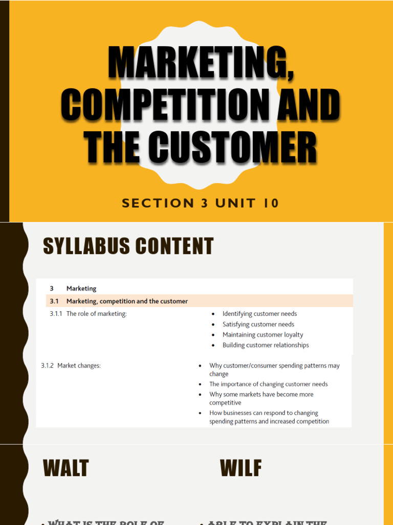 Unit 3 Updated Igcse Business Full | PDF | Marketing | Pricing