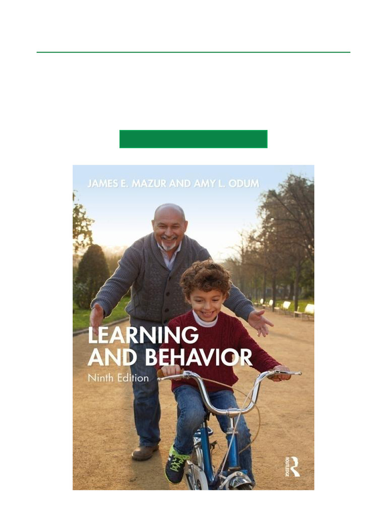 Learning and Behavior 9th Edition Full Version Download | PDF | Classical Conditioning ...