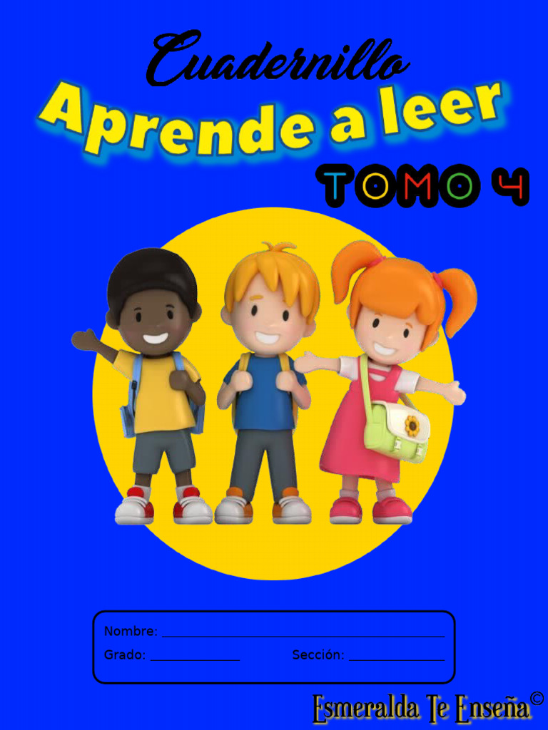 Cuadernillo Aprende A Leer TOMO 4 | PDF