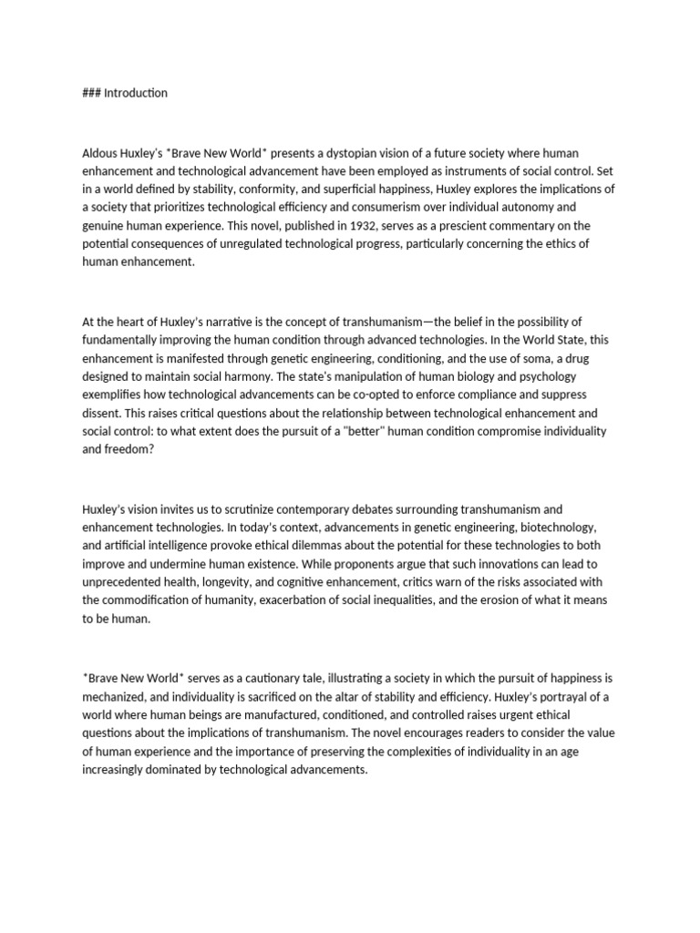 Introduction WPS Office | PDF | Transhumanism | Liberal Arts Education