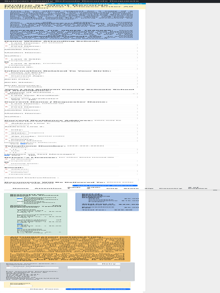 Alumni Transcript Request Sullivan County Schools Transcripts and ...