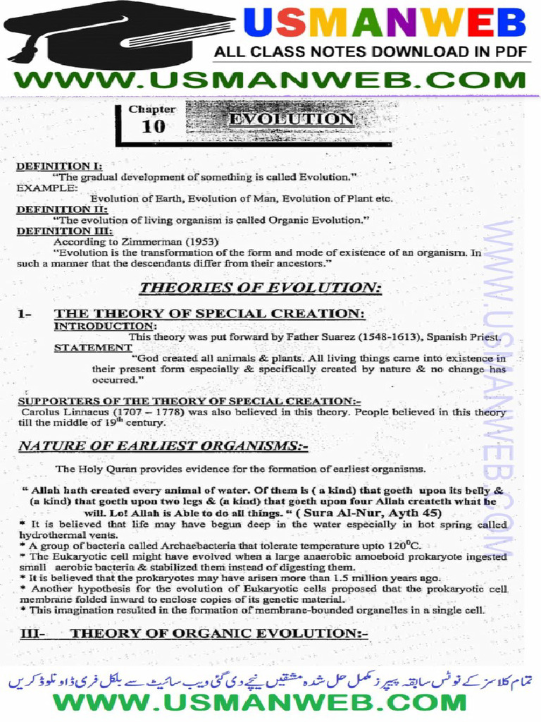 12th Biology CH 10 Notes | PDF
