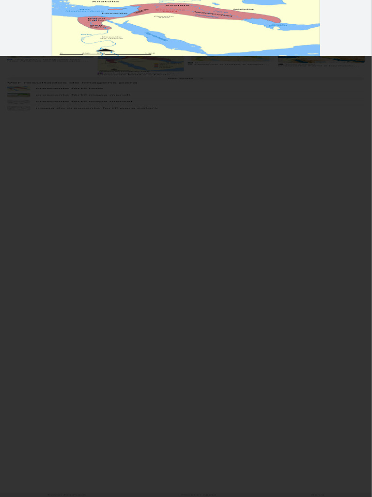 Mapa Do Crescente Fertil Atualmente - Pesquisa Google | PDF