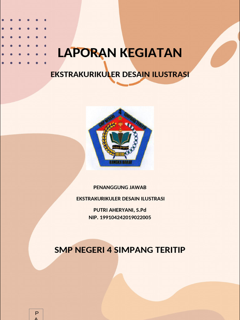 LAPORAN KEGIATAN EKSKUL DESAIN GRAFIS Konten | PDF