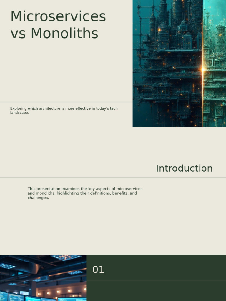 Microservices Vs Monoliths | PDF | Information Technology Management | Information Technology