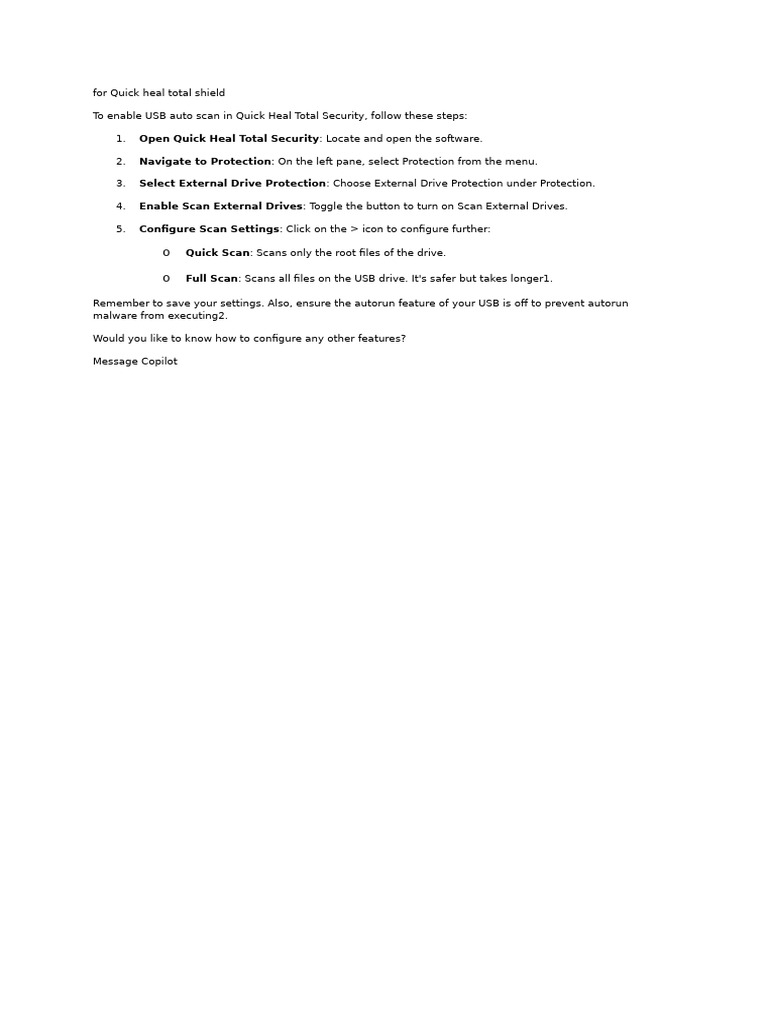 For Quick Heal Total Shield | PDF