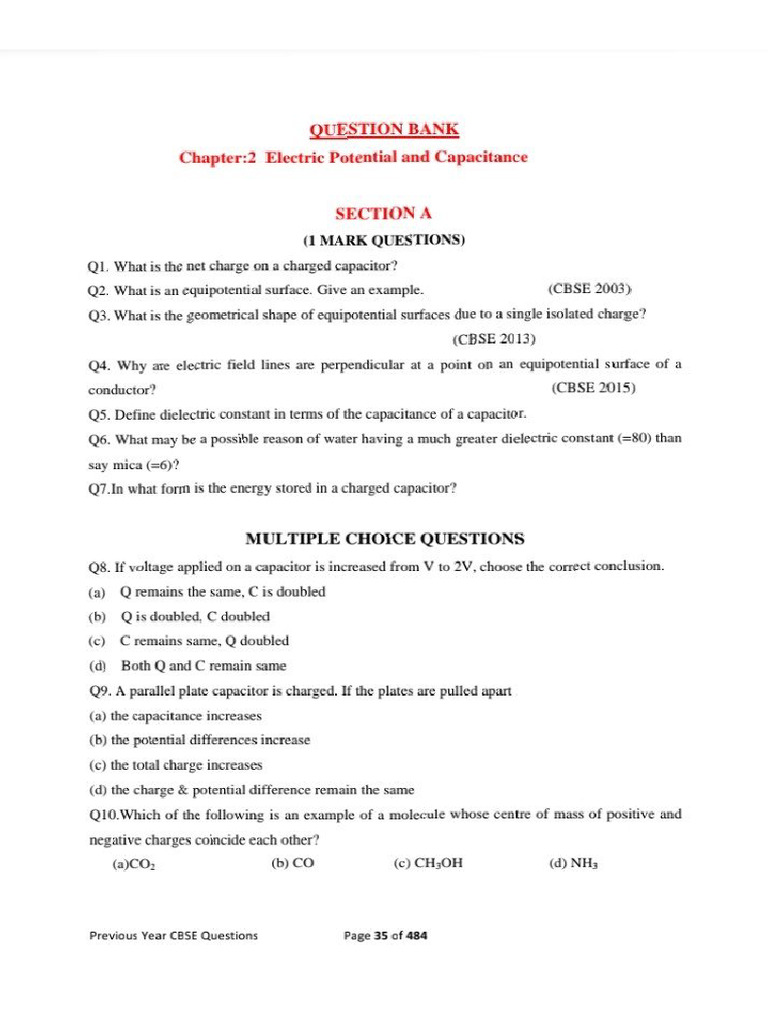 ch2 Pyq School | PDF