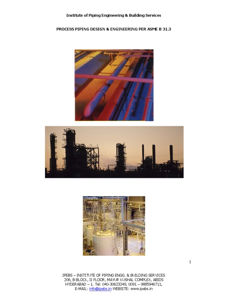Process Piping Design & Engineering | PDF | Pipe (Fluid Conveyance ...