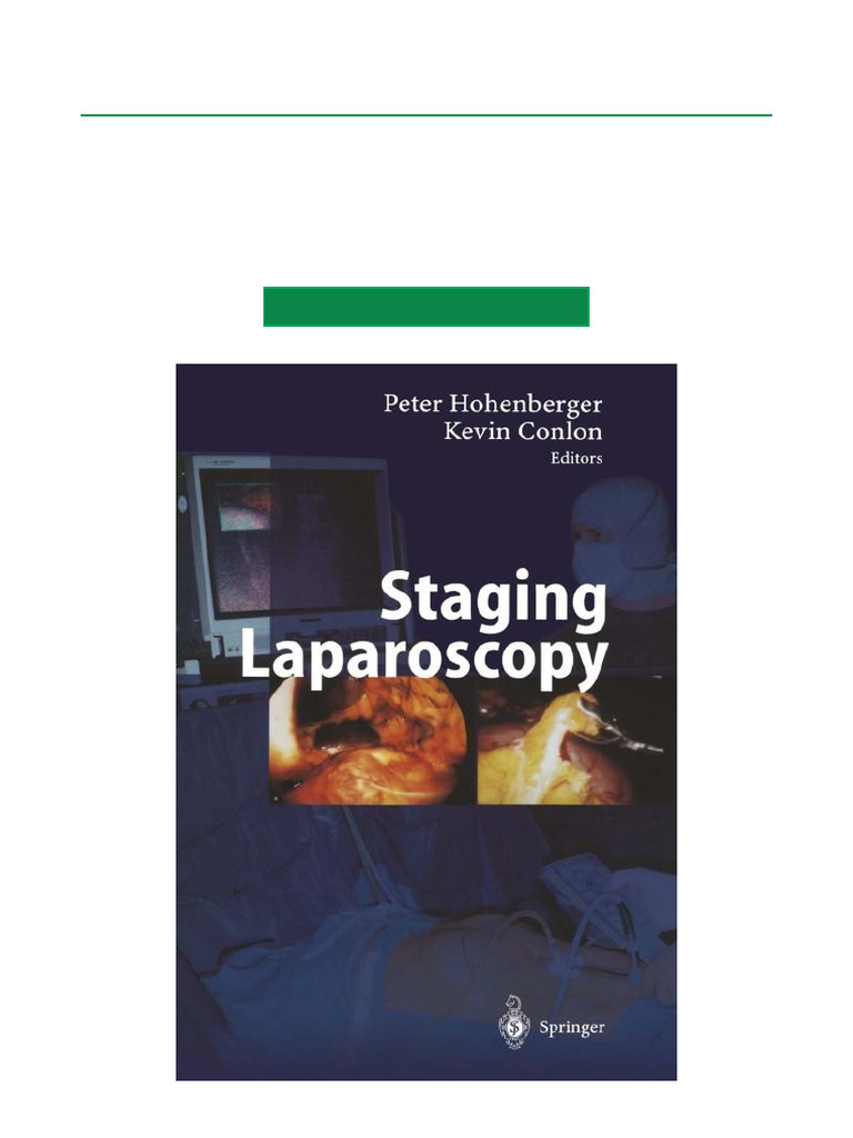 Staging Laparoscopy 1st Edition Full Ebook Access | PDF | Medical ...